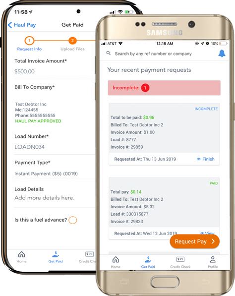 Mobile Apps HaulPay