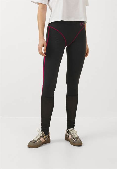 Ea7 Emporio Armani Leggings Trousers Black Zalandoie