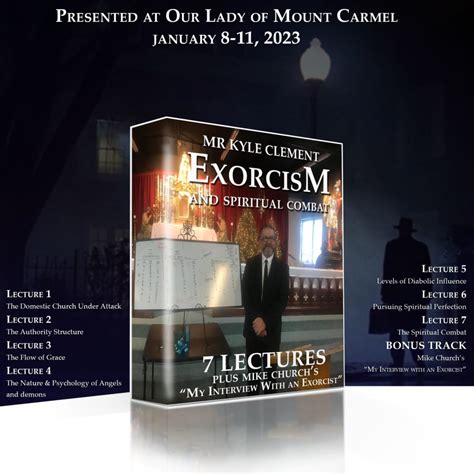 Spiritual Combat And Exorcisms Retreat Series With Mr Kyle Clement The Founders Tradin Post