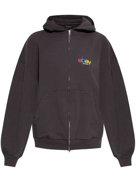 Balenciaga Ebay Hoodie Black Farfetch Kh