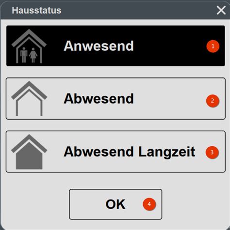 Hausstatus – Dokumentation