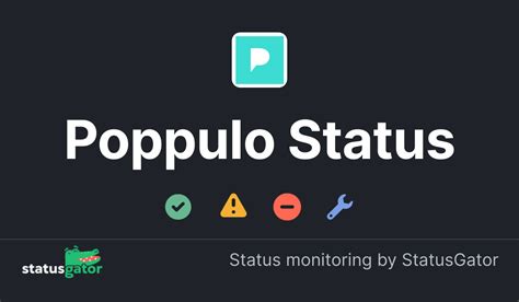 Poppulo Status Check If Poppulo Is Down Or Having An Outage Statusgator
