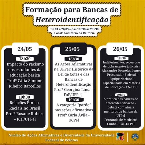 Formação Para Bancas De Heteroidentificação Nuaad Ufpel