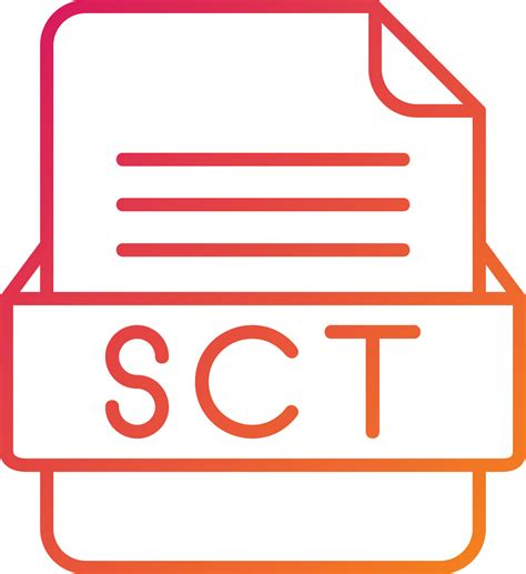 Sct File Format Icon 29149051 Vector Art At Vecteezy