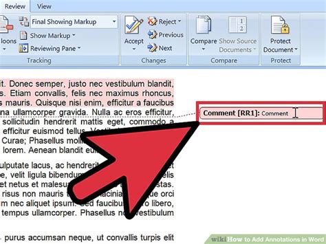 How To Add Annotations In Word Steps With Pictures WikiHow