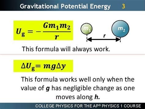2 Equations For Gravitational Potential Energy Tessshebaylo