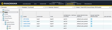 palo alto ansible example interfaces and zones