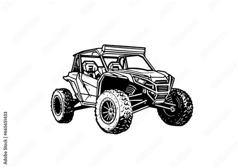 Off Road Adventure Atv Utv Buggy Isolated Logo Vector Stock Vector Adobe Stock