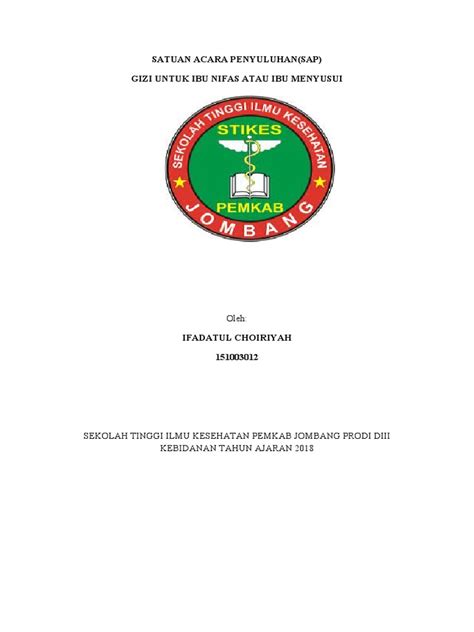 Pnc Gizi Ibu Nifas Pdf