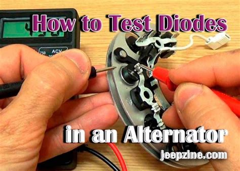 Testing Diodes In An Alternator