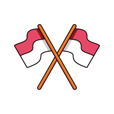 Premium Vector Indonesian Flag Vector Illustration
