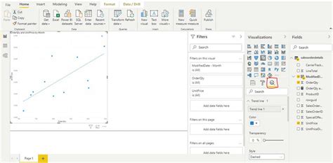 Linear Regression In Power BI