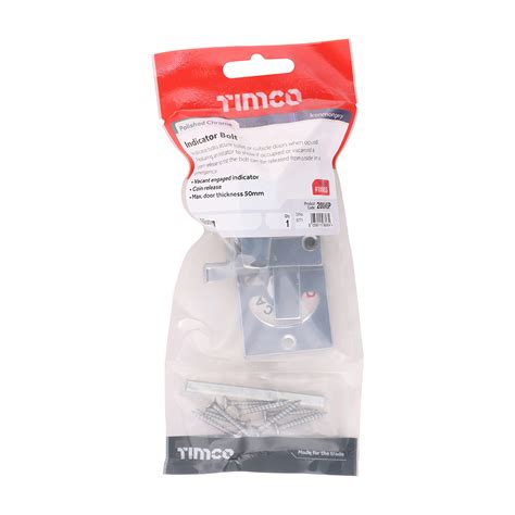 Timco Indicator Bolt Polished Chrome