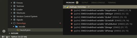 Pylint Undefined Property Error With PyQt5 Issue 2817 Microsoft
