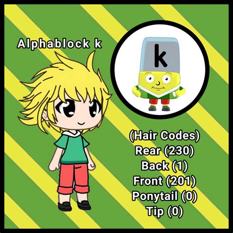Alphablock K In Gacha Life By Squarelife On Deviantart