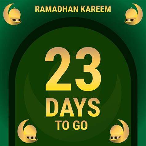 23 Days To Go Countdown Leaves Banner Day Calculating The Time For