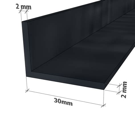 2mm X 30mm X 15mm X 3m Aluminium Flat Bar Angle Industrial Glass