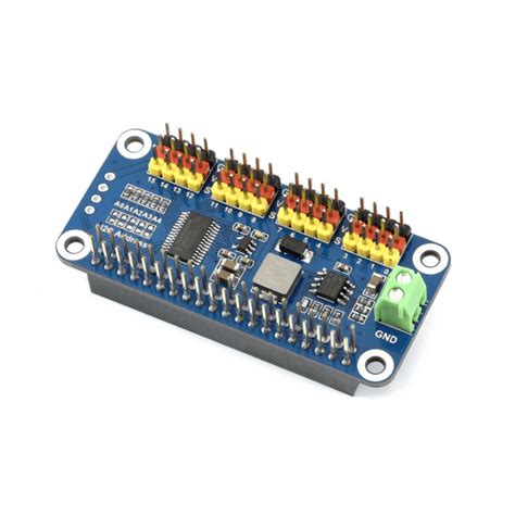 16 Ch Servo Driver Hat Za Raspberry Pi 12 Bit Malina314