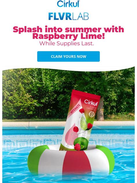 Cirkul Limited Edition Raspberry Lime Is Selling Fast Milled