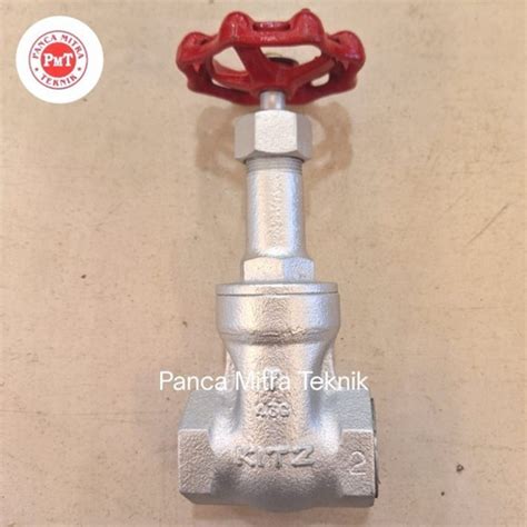 Jual Gate Valve 2 Inch Kitz Steam Cast Iron Drat JIS 10K DN50