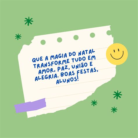 40 mensagens de Natal para alunos que transmitem carinho e gratidão