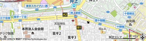 東京都墨田区業平3丁目14の地図 住所一覧検索｜地図マピオン