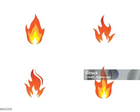 Ikon Vektor Simbol Api Ilustrasi Stok Unduh Gambar Sekarang Api