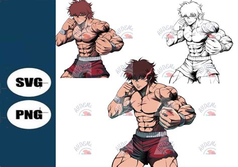 Baki Hanma Svg Png Anime Svg Digital Download Manga Etsy
