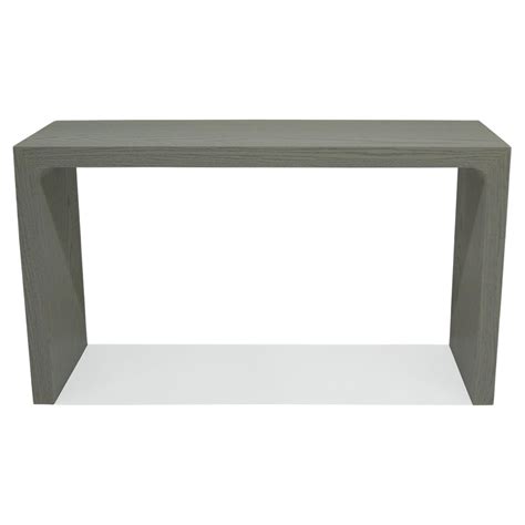 Soho Console Wood Oak Waterfall Walnut Maple Entry Console Grey
