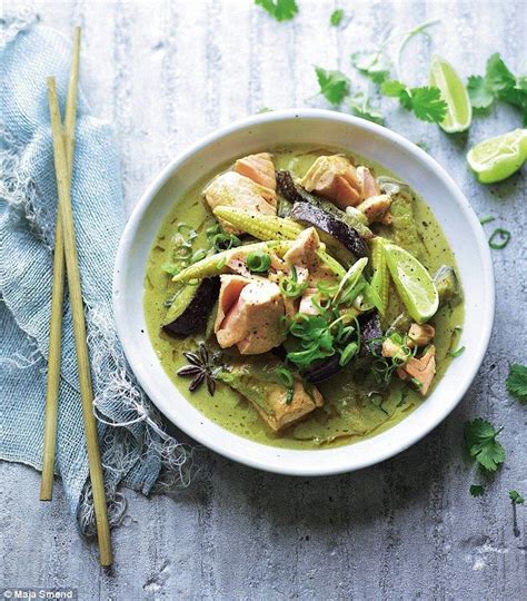 Thai Salmon And Coconut Curry Get Recipe Here Dailymail