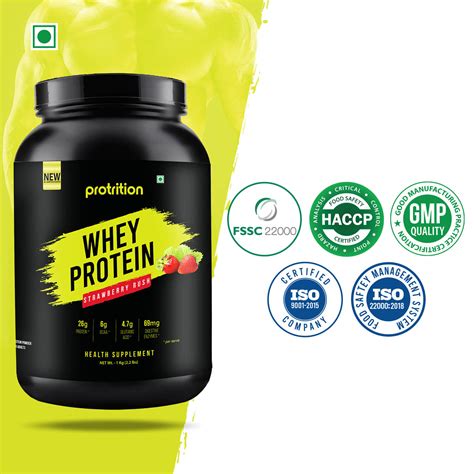 Strawberry Whey Protein Powder 1kg Protrition