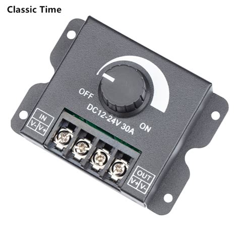 Công Tắc Điều Chỉnh Độ Sáng Led Dc 12v 24v Bộ Điều Chỉnh Điện Áp 30a 360w Bộ Điều Khiển Có Thể