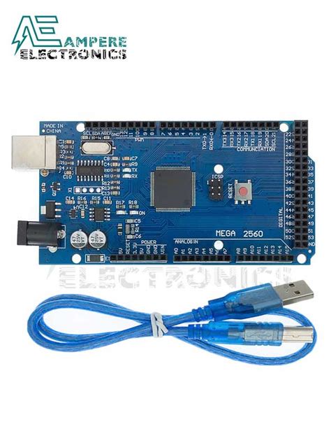 Arduino MEGA 2560 CH340 With USB Cable Ampere Electronics