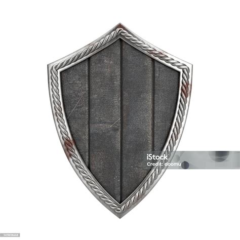 금속 프레임이있는 오래된 나무 중세 바이킹 전사 방패 3d 렌더링 0명에 대한 스톡 사진 및 기타 이미지 0명 The