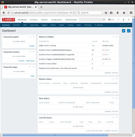 CentOS 7 Zabbix 3 0 Initial Setup Server World