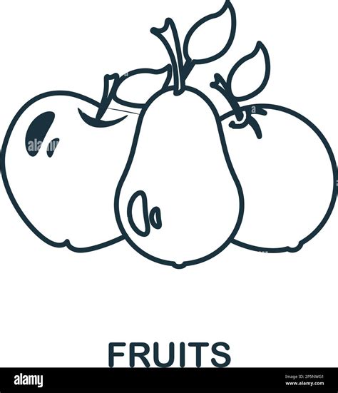 Fruits Clipart Outline