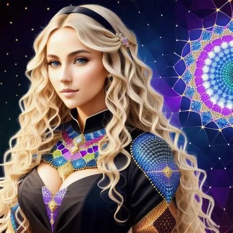 The Beautiful Ethereal Lady In Heliocentric Soundwaves Openart