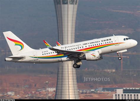 B 6475 Airbus A319 115 Tibet Airlines Xietm Jetphotos