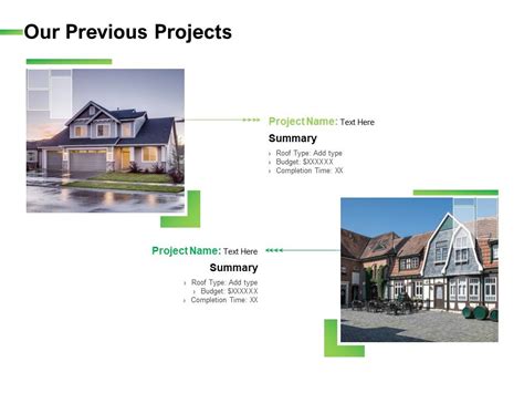Our Previous Projects Ppt Powerpoint Presentation Slides Template
