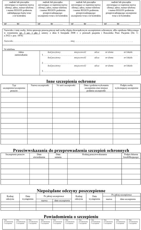Rozporządzenie ministra zdrowia w sprawie obowiązkowych szczepień ochronnych INFORLEX Freemium