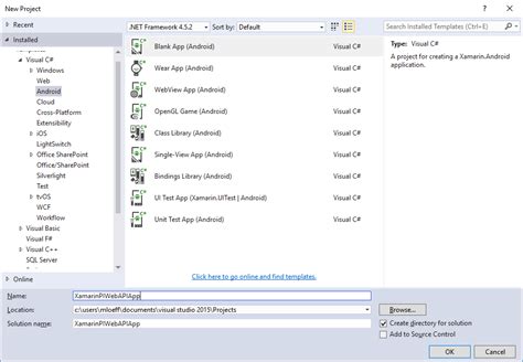 Getting Started With Xamarin Android And Pi Web Api