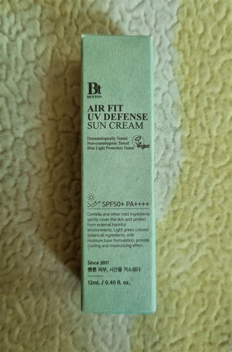 Солнцезащитный крем для лица BENTON AIR FIT UV DEFENSE SUN CREAM | отзывы
