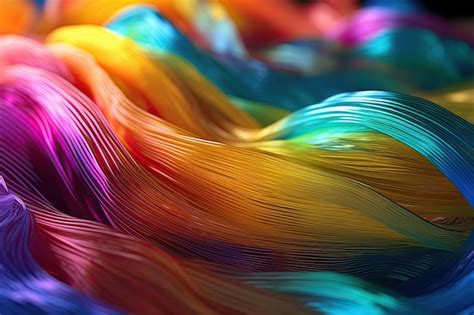 Premium AI Image Color Your World With Vibrant Filaments Unleashing