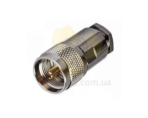 Купить разъем UHF (male, вилка, папа) на кабель RG-213, RG 8 (пайка)