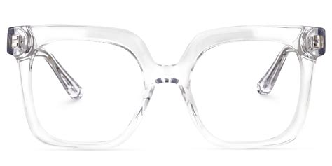 Dexter Square Crystal Eyeglasses And Acetate Frames