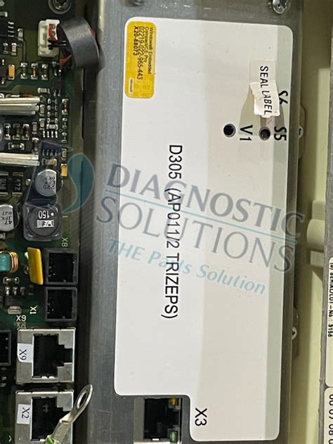 Siemens Control Panel 07042257 Diagnostic Solutions Diagnostic