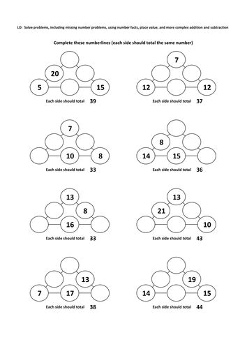 Ks2 Number Puzzles And Problem Solving Worksheet Generators Teaching Resources