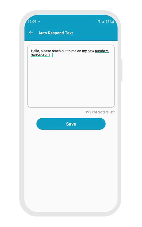 features autoforward text