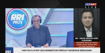 RRI.co.id - Akademisi: Umat Hindu Maknai Nyepi Tahun Ini Spesial