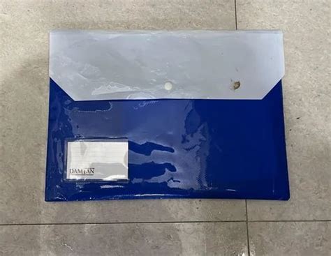 Plastic Button File Folder For School Paper Size Fullscape At Rs 20